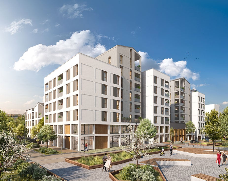 Programme neuf District 7 à Lyon - Logements Groupe Duval